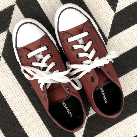 Converse | Shoes | Converse Custom Leather Sneakers | Poshmark